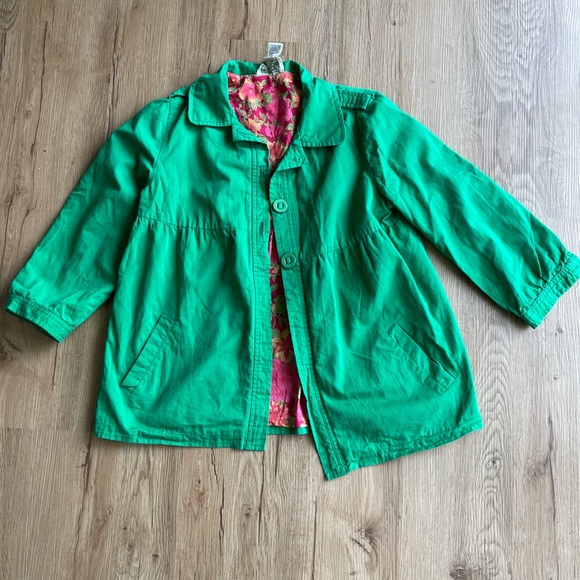 April Cornell | Jackets & Coats | April Cornell Kelly Green Spring ...